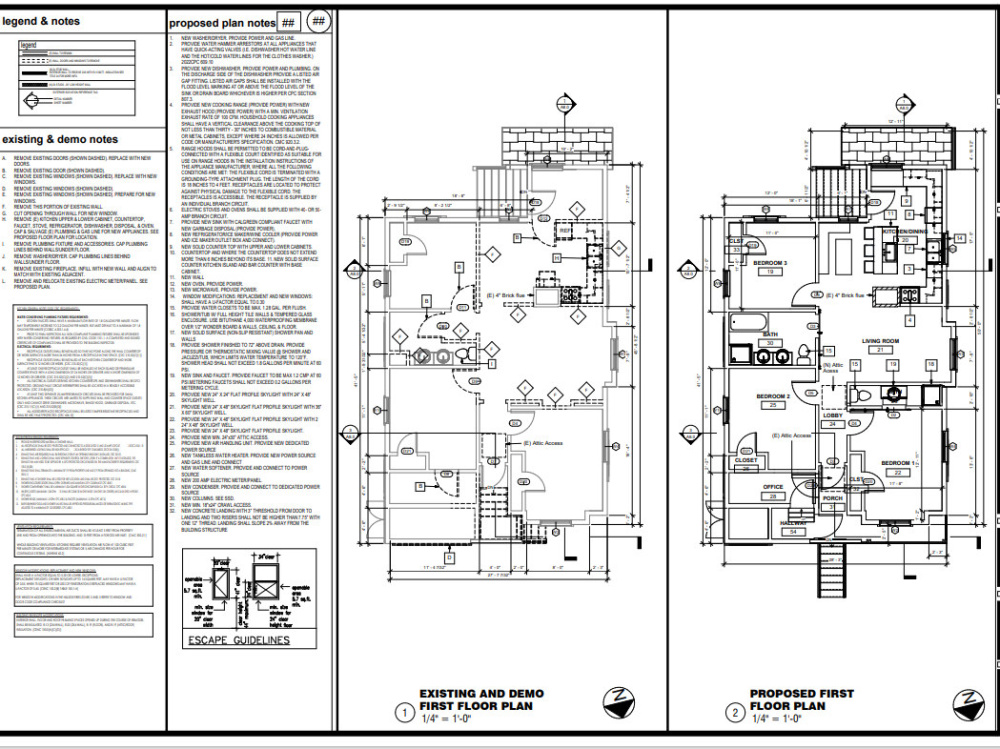 A Full set of Stamped Plans (Architectural, MEP, Structural, Energy ...