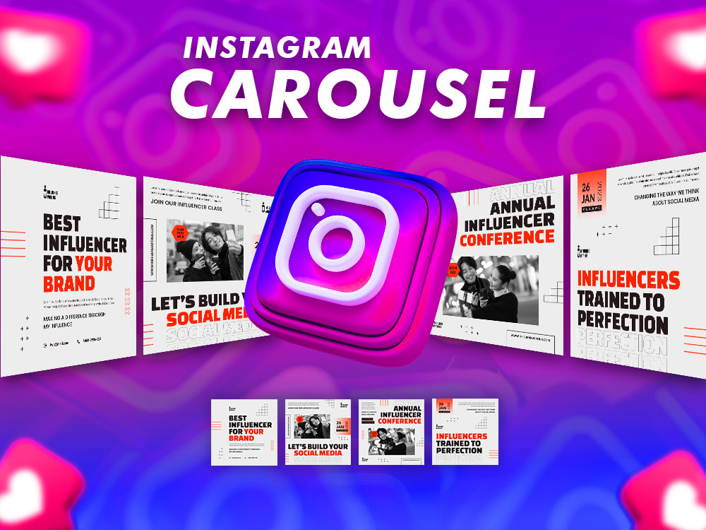 A creative Carousel post For Instagram | Upwork