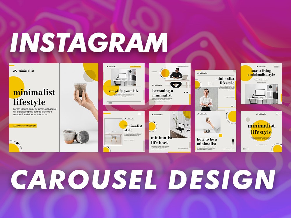 A creative Carousel post For Instagram | Upwork