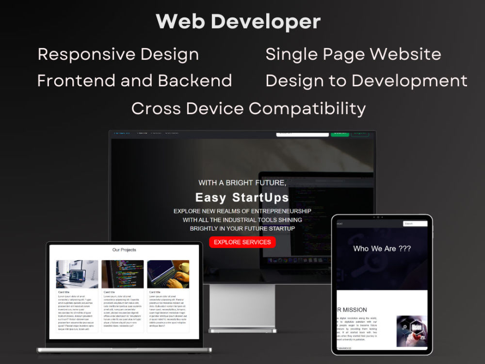 A Fully Responsive Website from Your PSD, Figma, or Adobe XD Designs ...