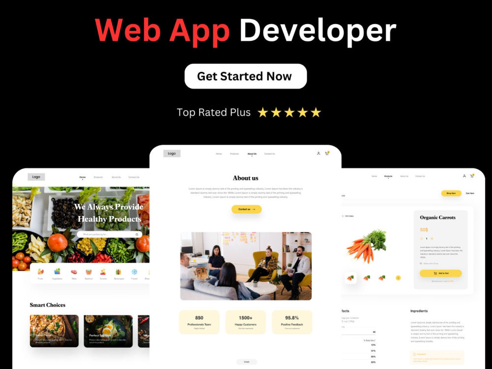 Web App Developer | ReactJS | NextJS | Gatsby | Upwork Web App Developer | ReactJS | NextJS | Gatsby | Upwork