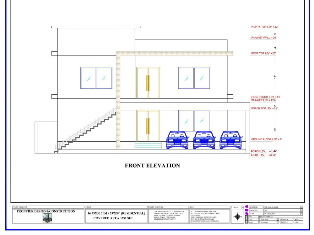 COMPLETE 2D DRAWINGS (FLOOR PLAN+ELEVATIONS+SECTIONS+SUBMISSION ...