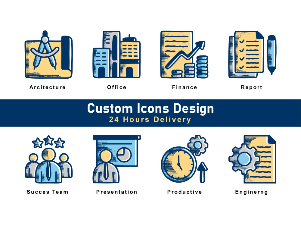 Create custom icons for your website or app in 24 hours | Upwork