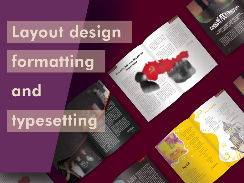 Layout design, formatting and typesetting of magazine and catalog | Upwork