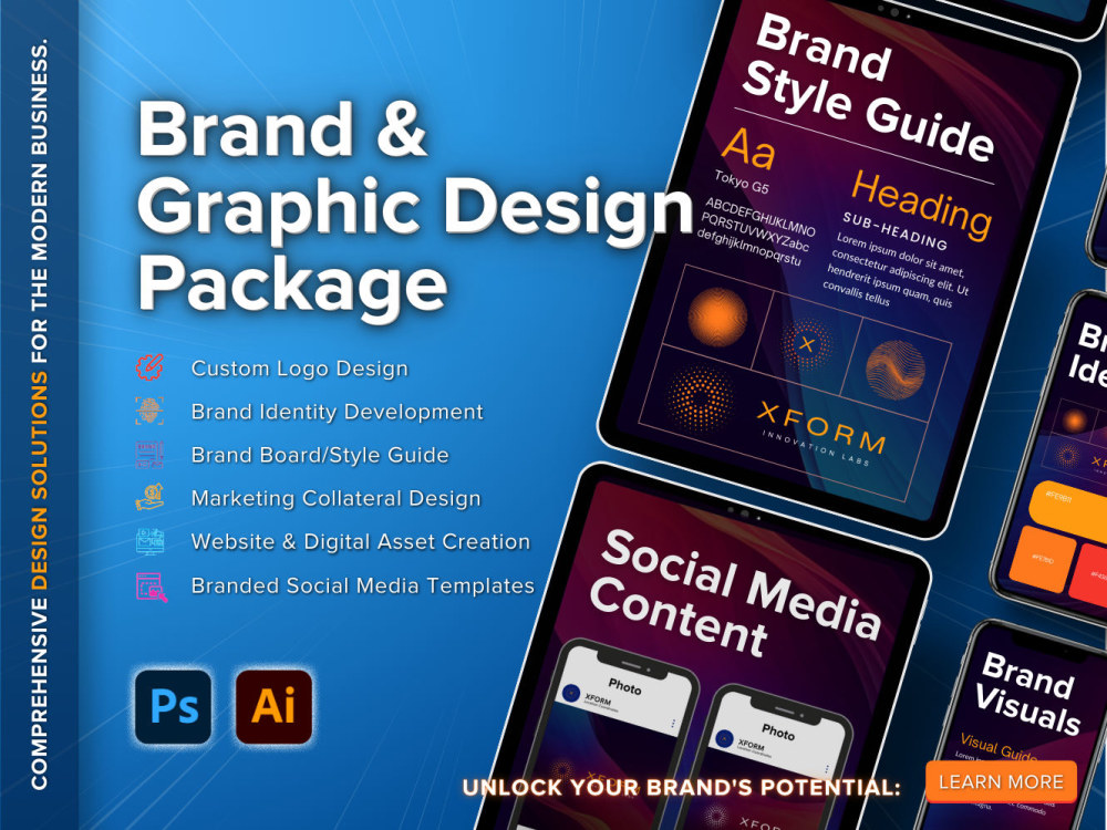 A Customized, Branded Graphic Design Package | Upwork