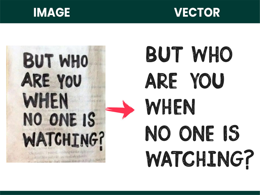 Quick vector, best Logo vector, vector tracing, Raster to vector expert ...