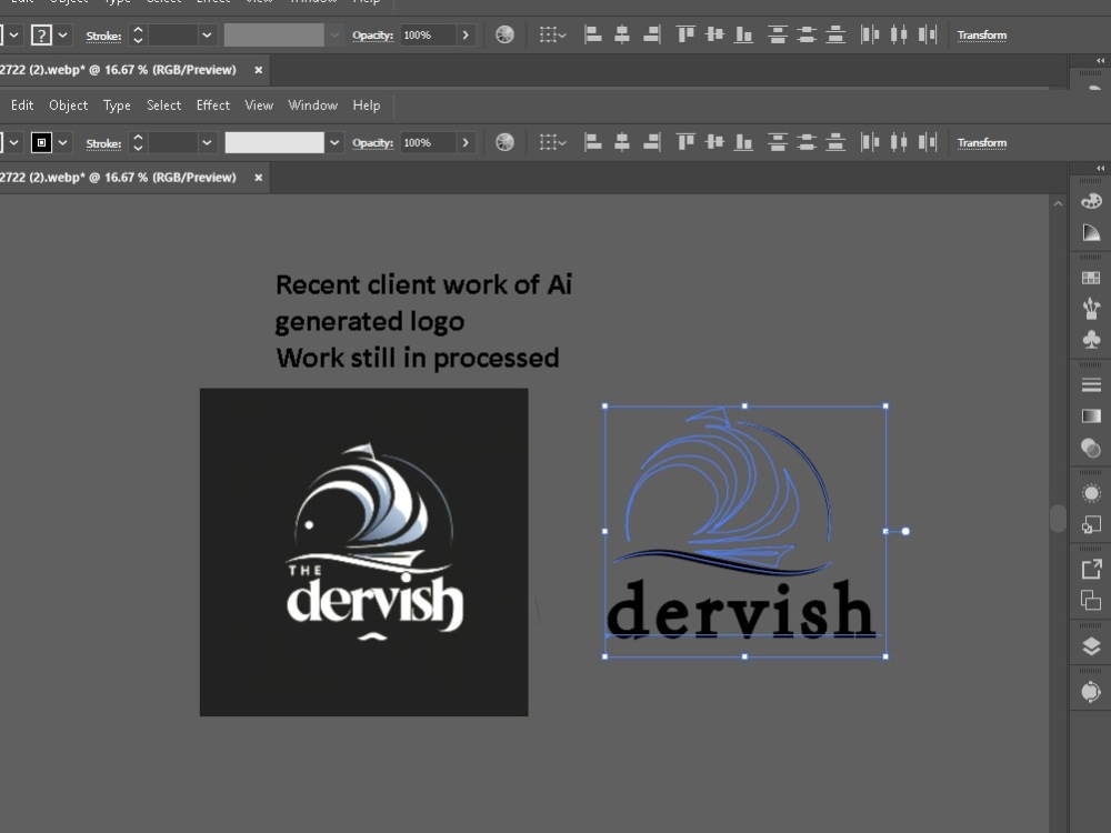 Redesign your logo with unlimited revisions, Vectorize Ai generated Logo | Upwork