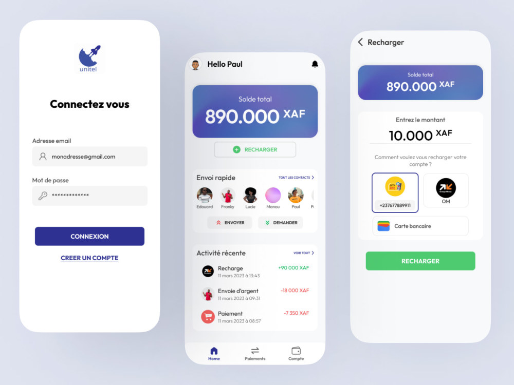 A custom UI & UX Design for Your iOS/Android Mobile App | Upwork