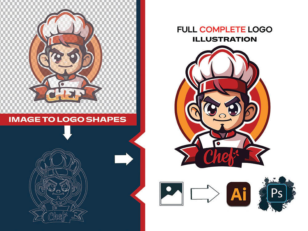 Redraw, vectorize, recreate your logo or convert image to vector | Upwork