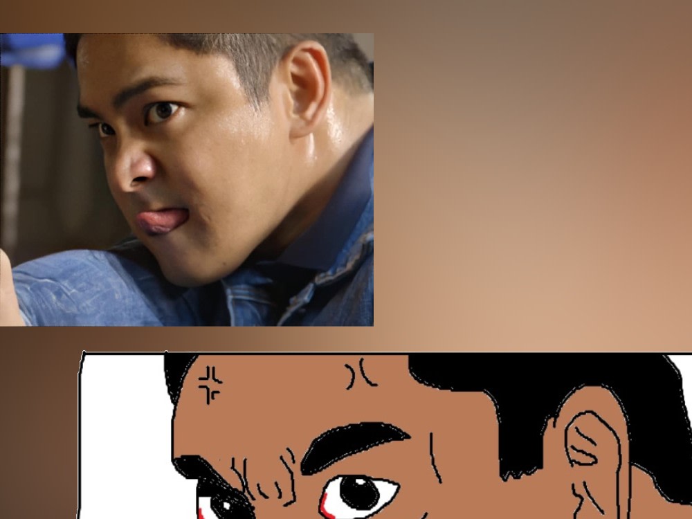 An amazing cartoon drawing using Microsoft paint | Upwork