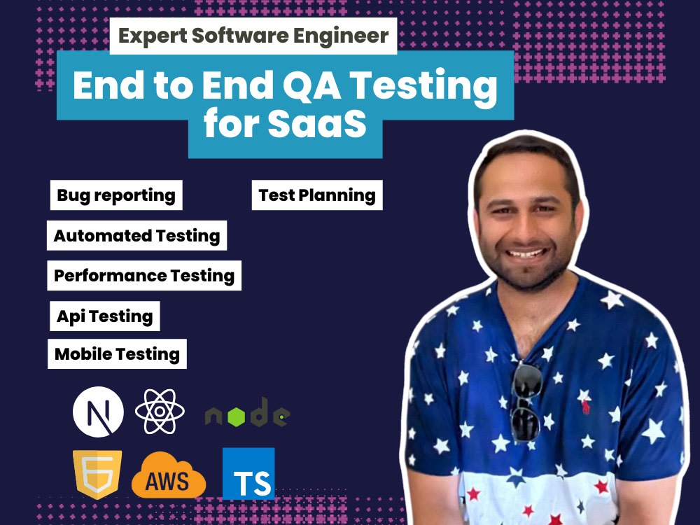 End to End QA testing for SaaS | Upwork End to End QA testing for SaaS | Upwork