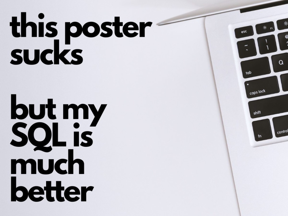 A custom SQL query | Upwork