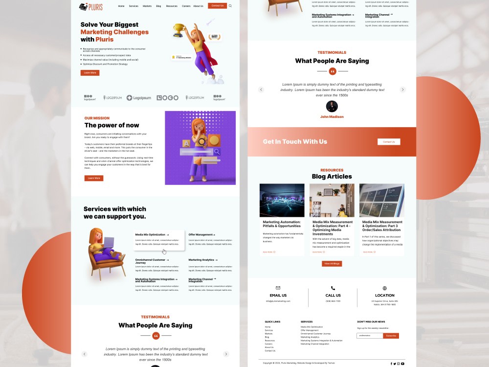 A custom website design UI/ UX | Upwork