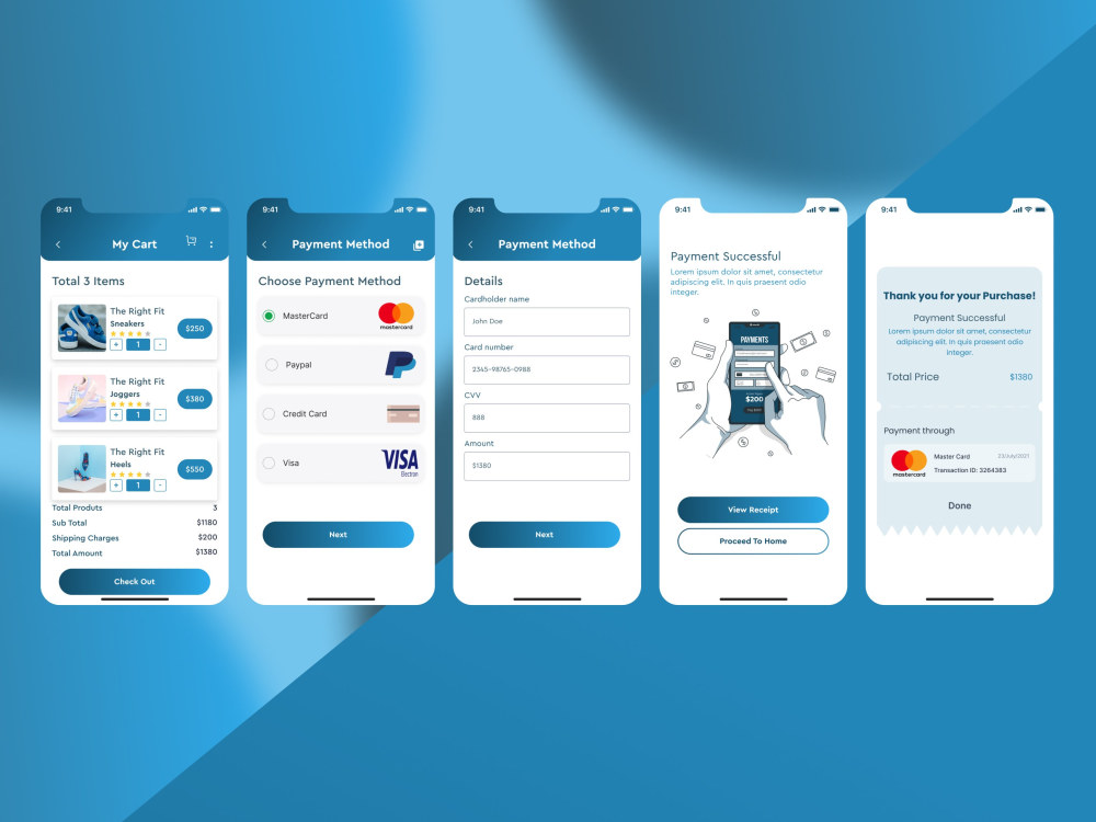 Mobile App UI Design Concept | UX | UX/UI Designer | Upwork