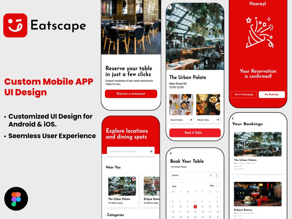 Custom UI for your Mobile App for Android or IOS, Figma Mobile App ...