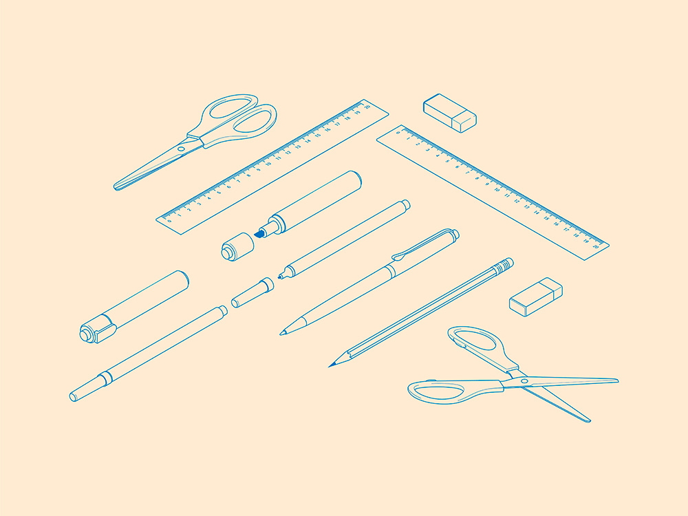 Minimalist / Technical line Illustrations or icons | Upwork