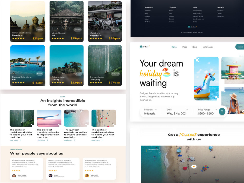 Responsive website UI design in Figma | Upwork