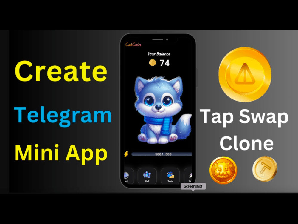 Telegram mini app,hamster kombat,play to earn,tapswap,p2e,ton smartcontract | Upwork