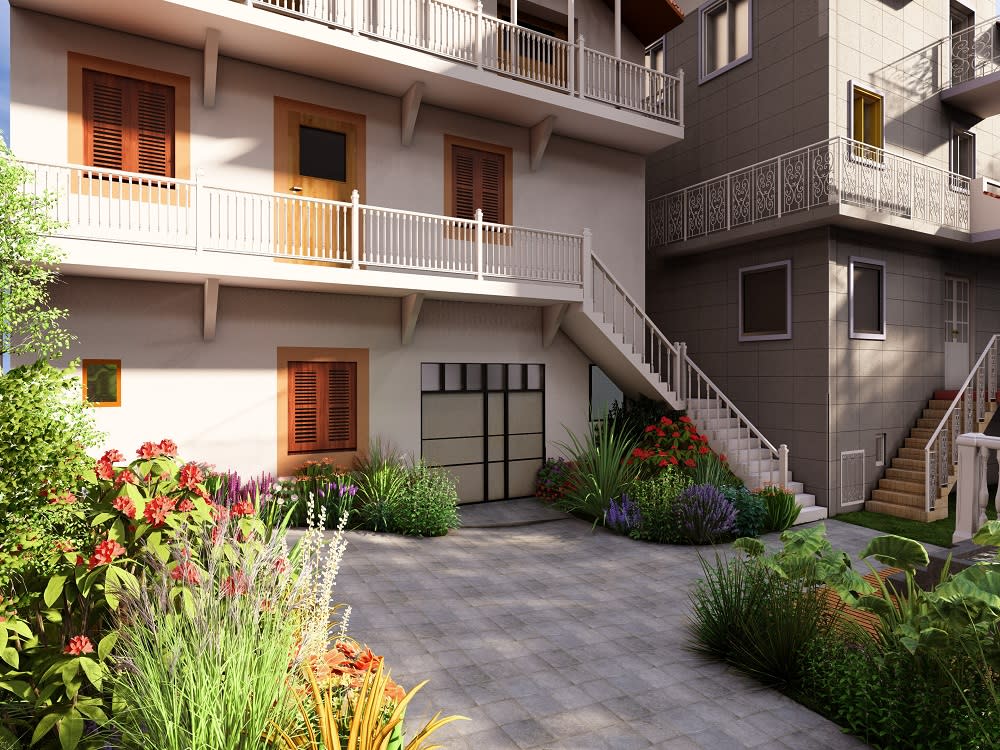 3D landscape design, Back Yard Design, Front yard and Landscape ...