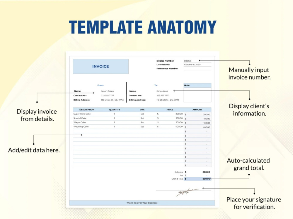 Custom Invoice & Receipt Design | Upwork