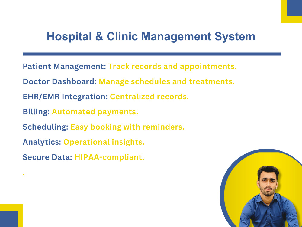 Hospital & Clinic Management System for Healthcare Doctor & Medical ...
