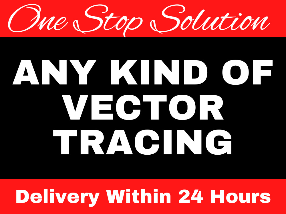 Manual vector tracing of image or logo, Vectorize, Raster to vector | Upwork