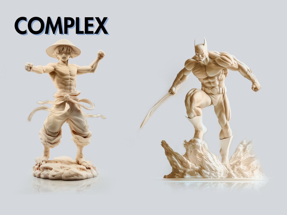 3D Printing Action Figure Statue, Sculpting Blender, Printable 3D Model ...