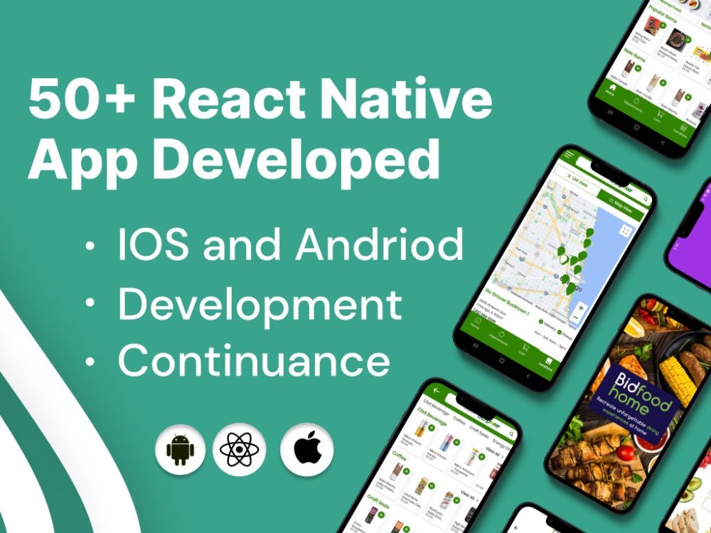 Ios and android app in React Native | Upwork