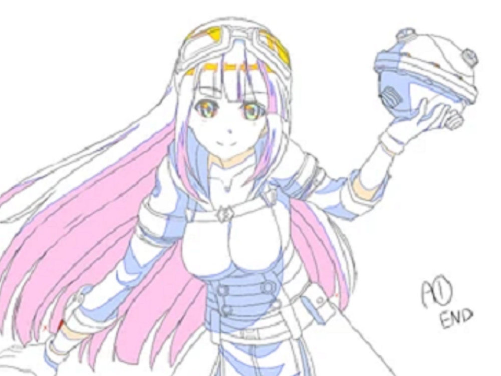 Traditional 2D frame by frame Japanese anime style animation of your ...