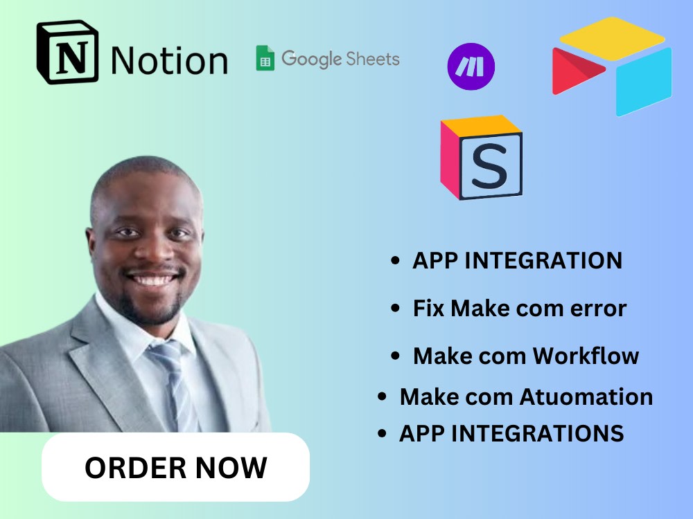 Make com automations, workflows, make com scenarios, make com connection | Upwork