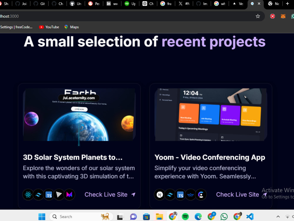 Frontend development with react | Upwork