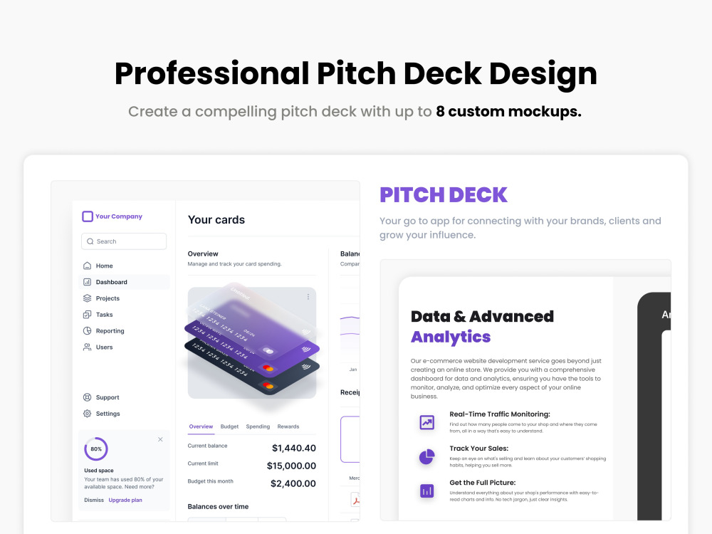 Professional Pitch Deck Design | Upwork