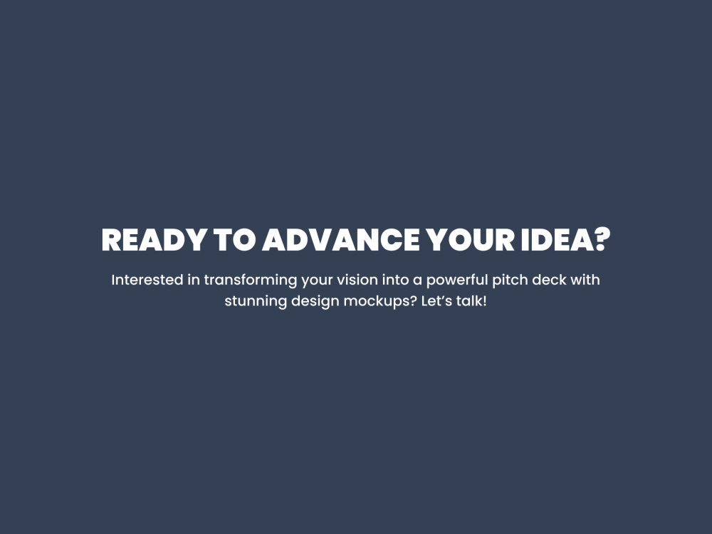 Professional Pitch Deck Design | Upwork