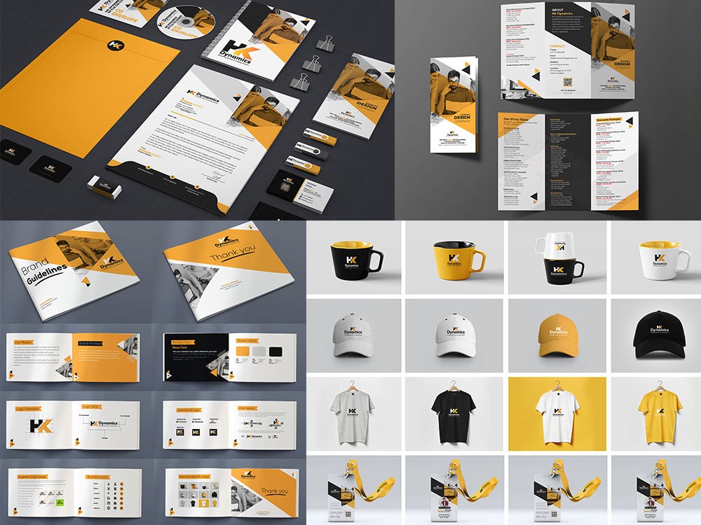 Brand Style Guide | Brand Book | Merchandise Kits | Brand Guide Book ...