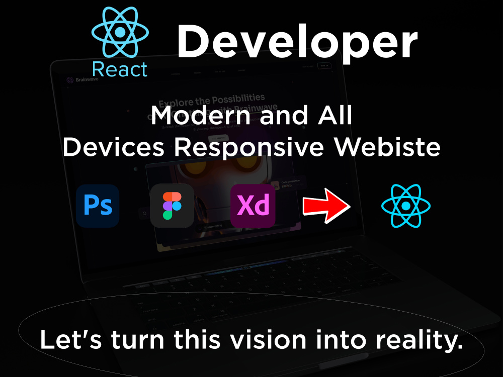 A React JS | Front-end developer | React Developer | converted designs | Upwork
