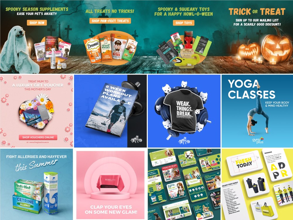 A professionally designed all kinds of social media post creatives | Upwork