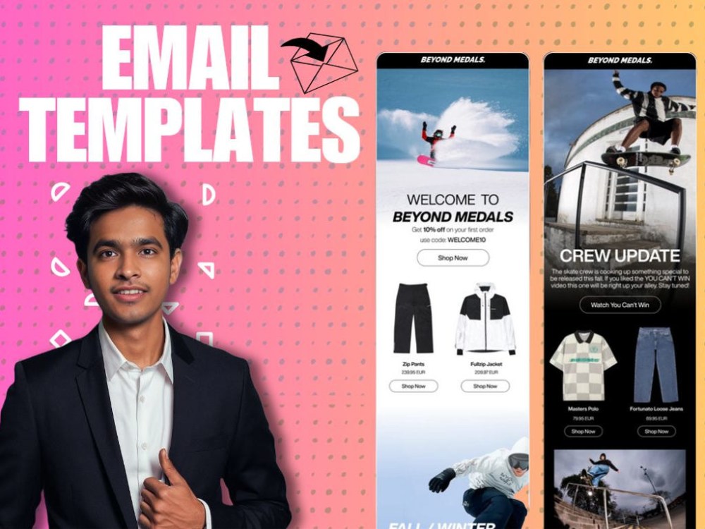 MailChimp Email Template |Newsletter Template Design & Development | Upwork