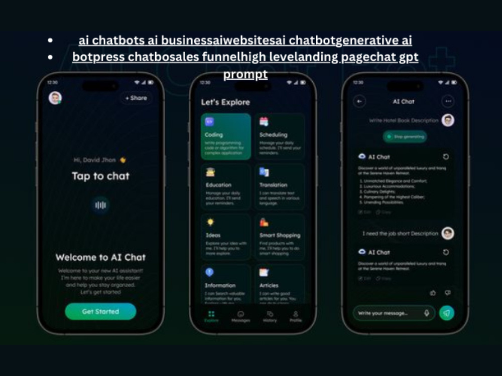AI chatbot or chatgpt custom ai saas ai website using openai gpt4 | Upwork