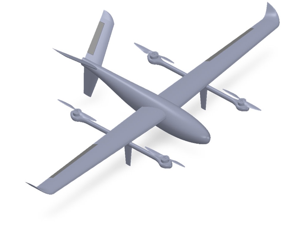 Expert 3d models of Drones, UAVs, VTOL Aircraft, and Aerospace Vehicles ...