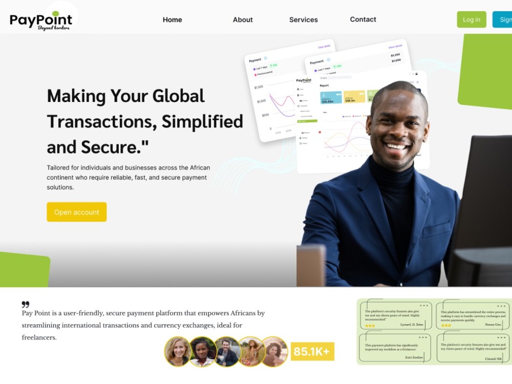 Stunning Website UI/UX design | Upwork