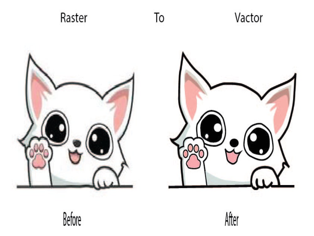 Vectorize, redraw, trace, images in adobe illustrator, adobe photoshop ...