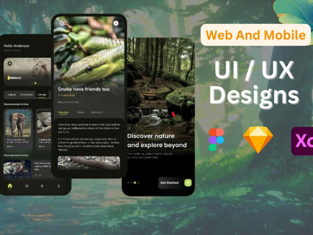 A interactive UI UX Design| High fidelity design| Figma Design | Upwork