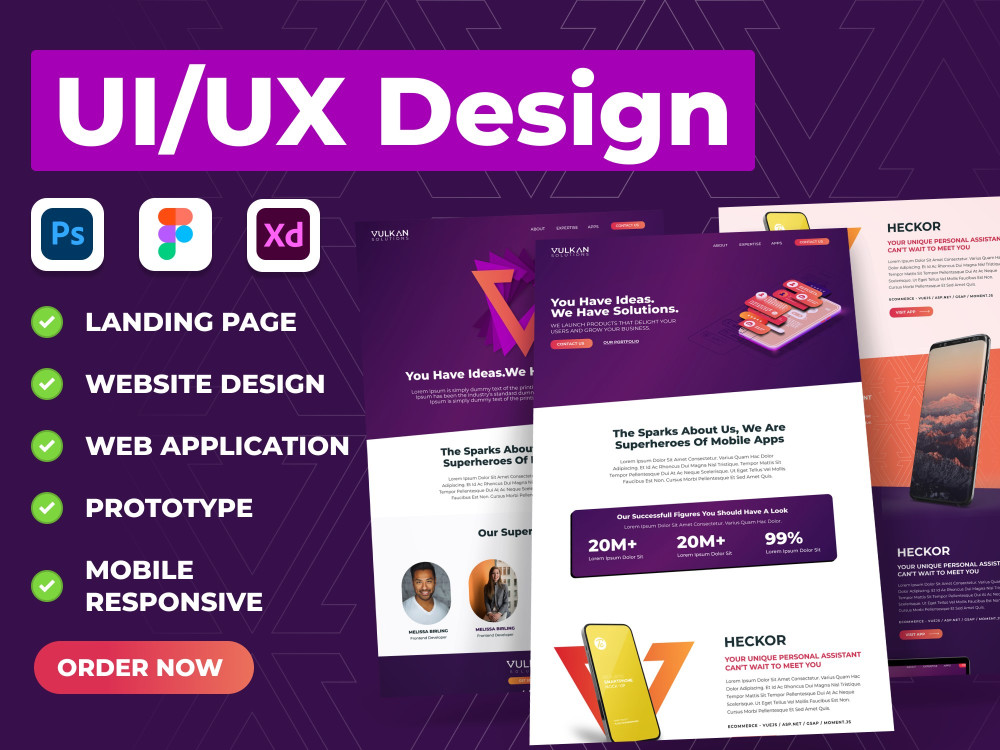Responsive website UI/UX design in Figma | UI UX Designer | UI UX Design | Upwork