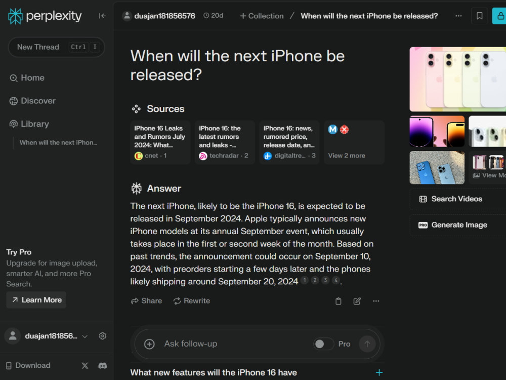 A website similar to Perplexity.ai | Upwork
