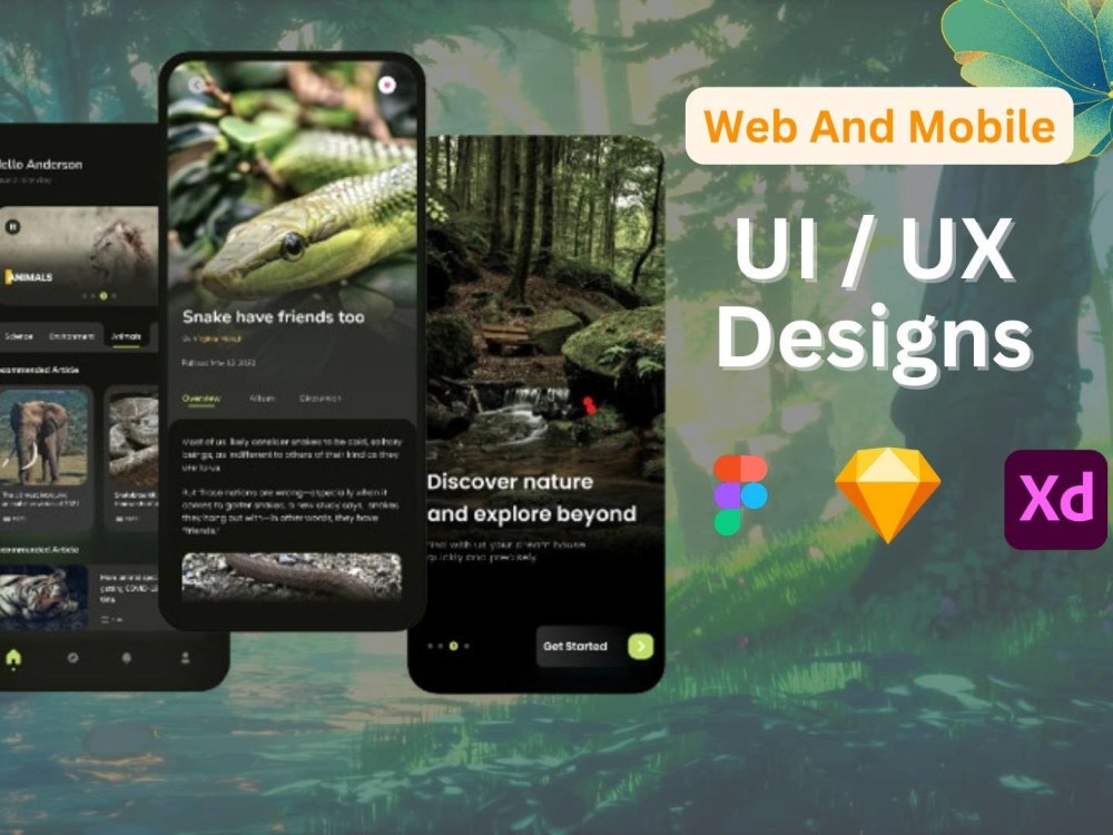 Responsive appealing Ui UX design of any website or app | Upwork