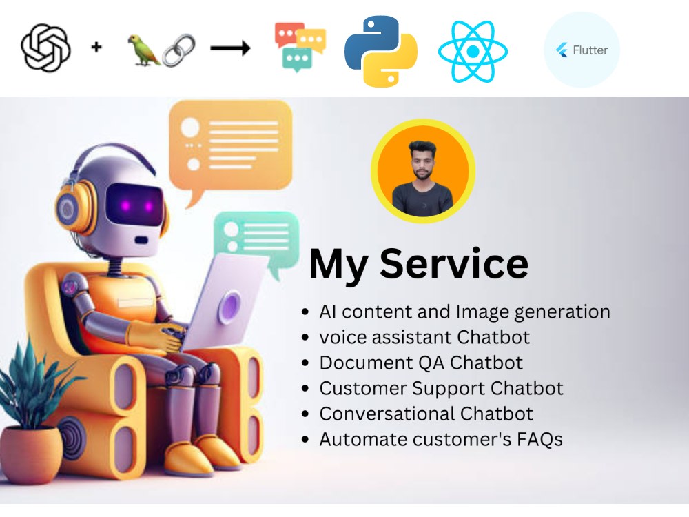 Chatbot trained on Private Data using GPT and LLMs | Upwork