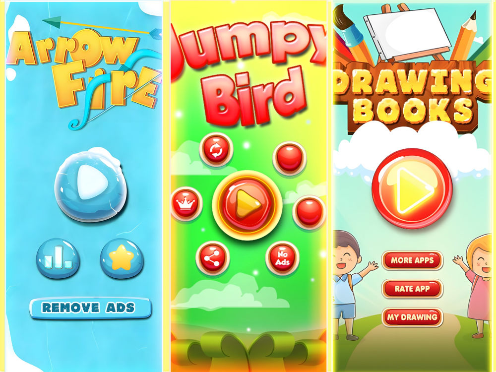 Stunning modern GAME UI UX DESIGN For website, Google play & iOS App ...