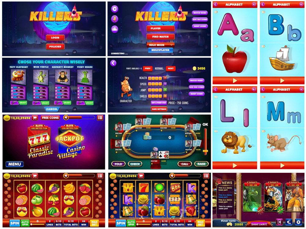 Stunning modern GAME UI UX DESIGN For website, Google play & iOS App ...