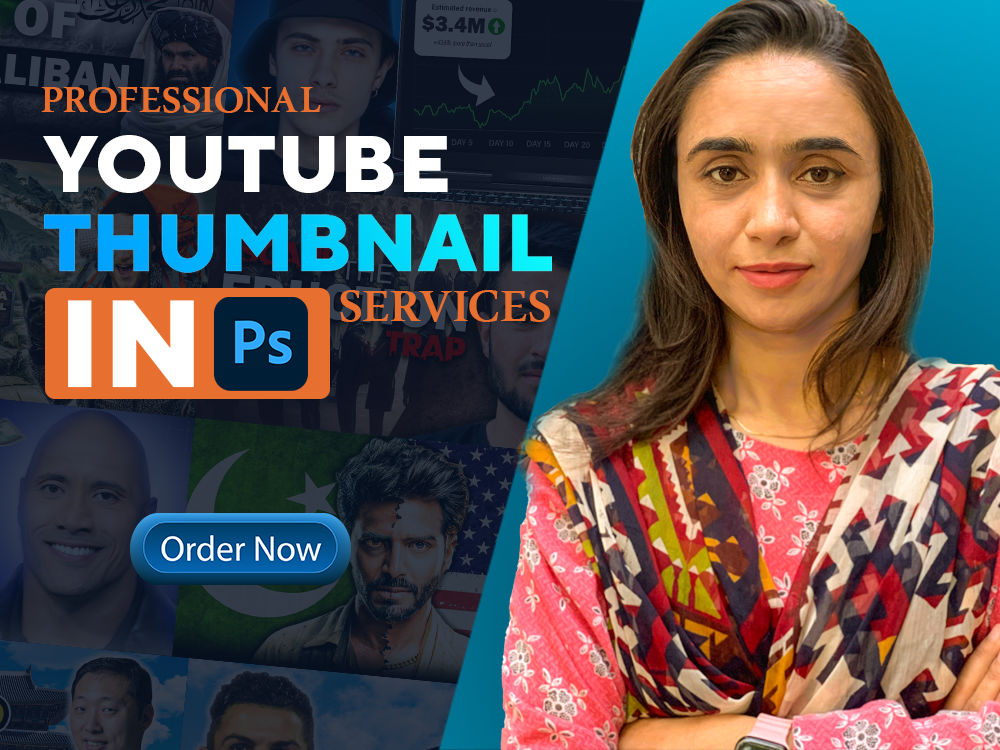 High quality, unique, attractive and eye-catching YouTube Thumbnail ...