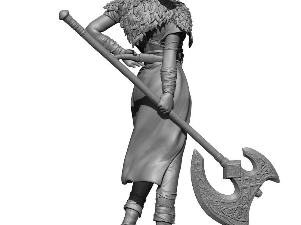 Sculpt, 3d model miniature figurine dnd character stl files for 3d ...